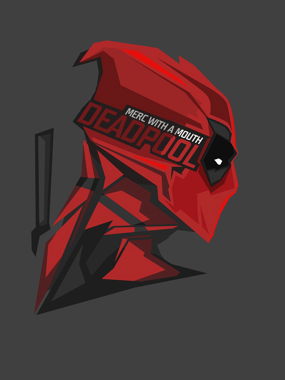 Deadpool - Comic Head - Northern Mystic Media
